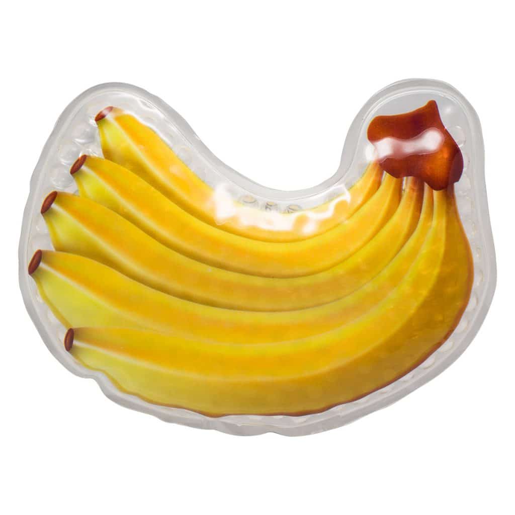 Custom Banana Art Cold Pack with Logo | BrandedIcePacks.com