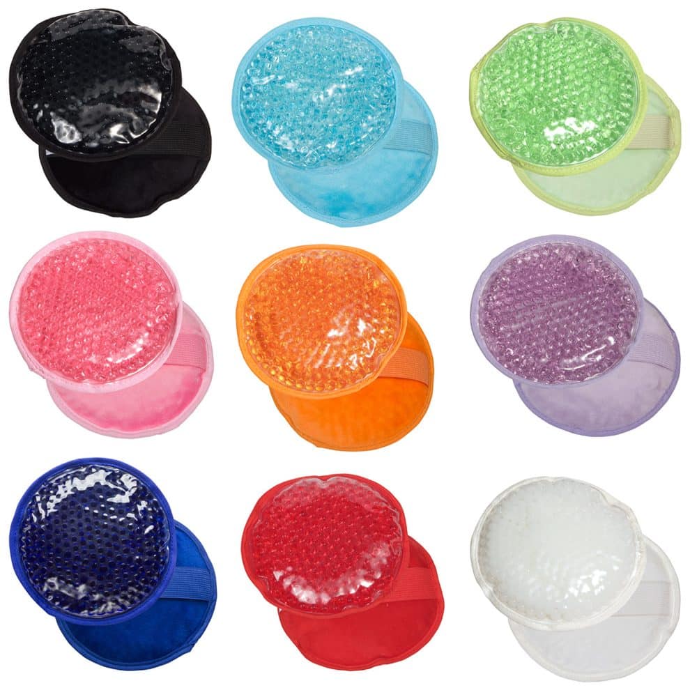 Custom Plush Round Cold Pack with Logo | BrandedIcePacks.com