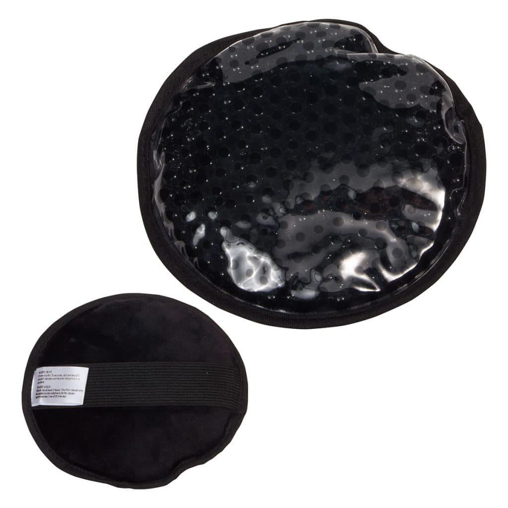 Custom Plush Round Cold Pack with Logo | BrandedIcePacks.com