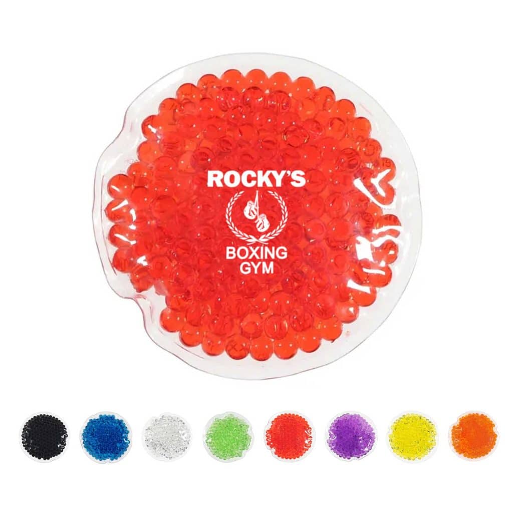 Custom Round Cold Gel Pack with Logo | BrandedIcePacks.com