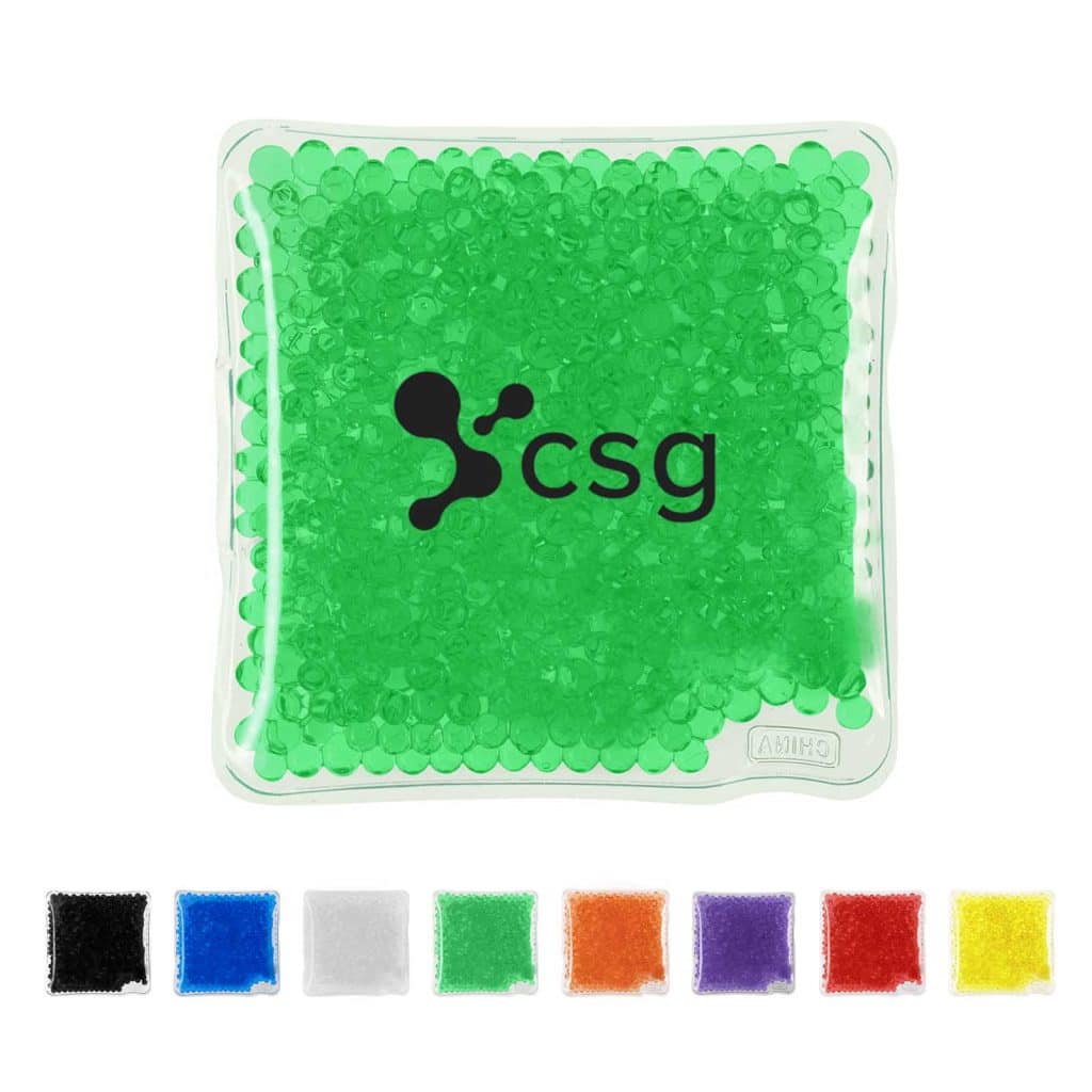 Custom Square Cold Gel Pack with Logo | BrandedIcePacks.com