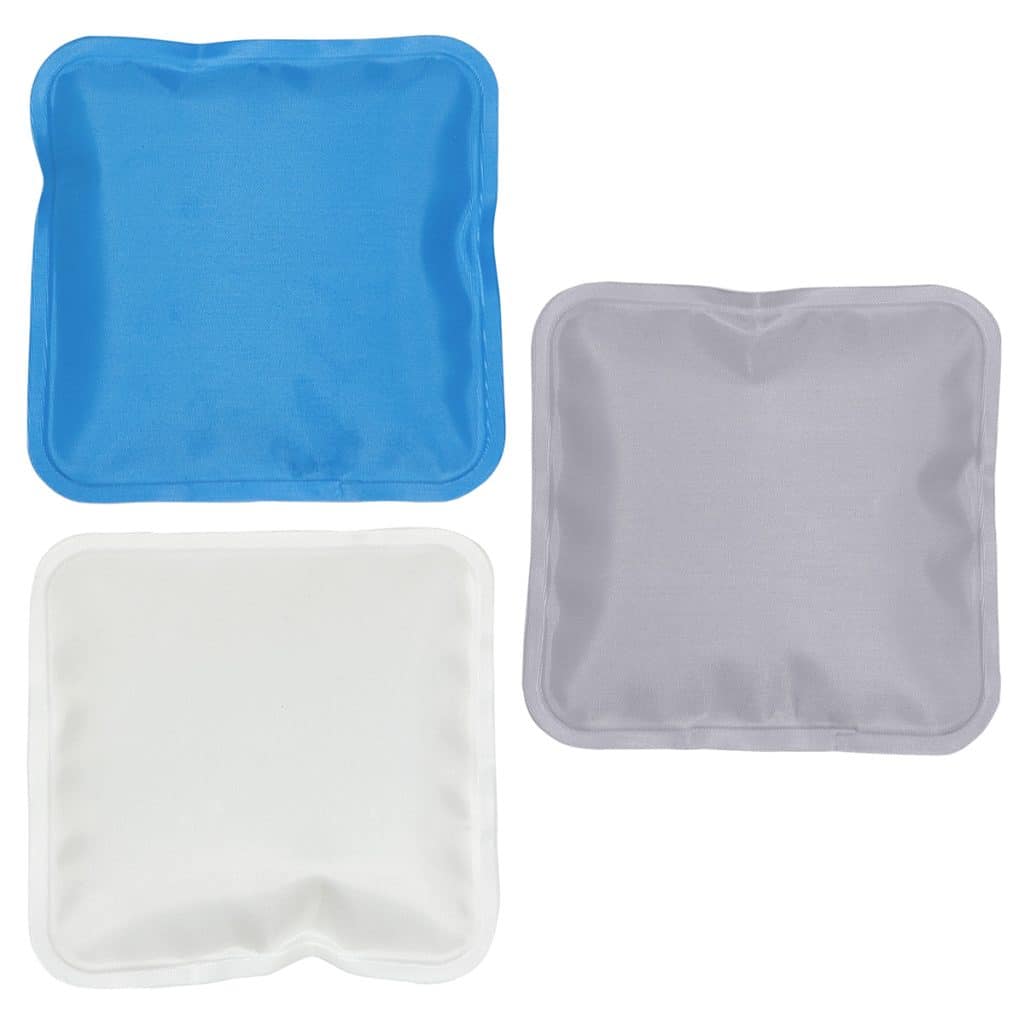 Custom Square Nylon-Covered Cold Pack with Logo | BrandedIcePacks.com