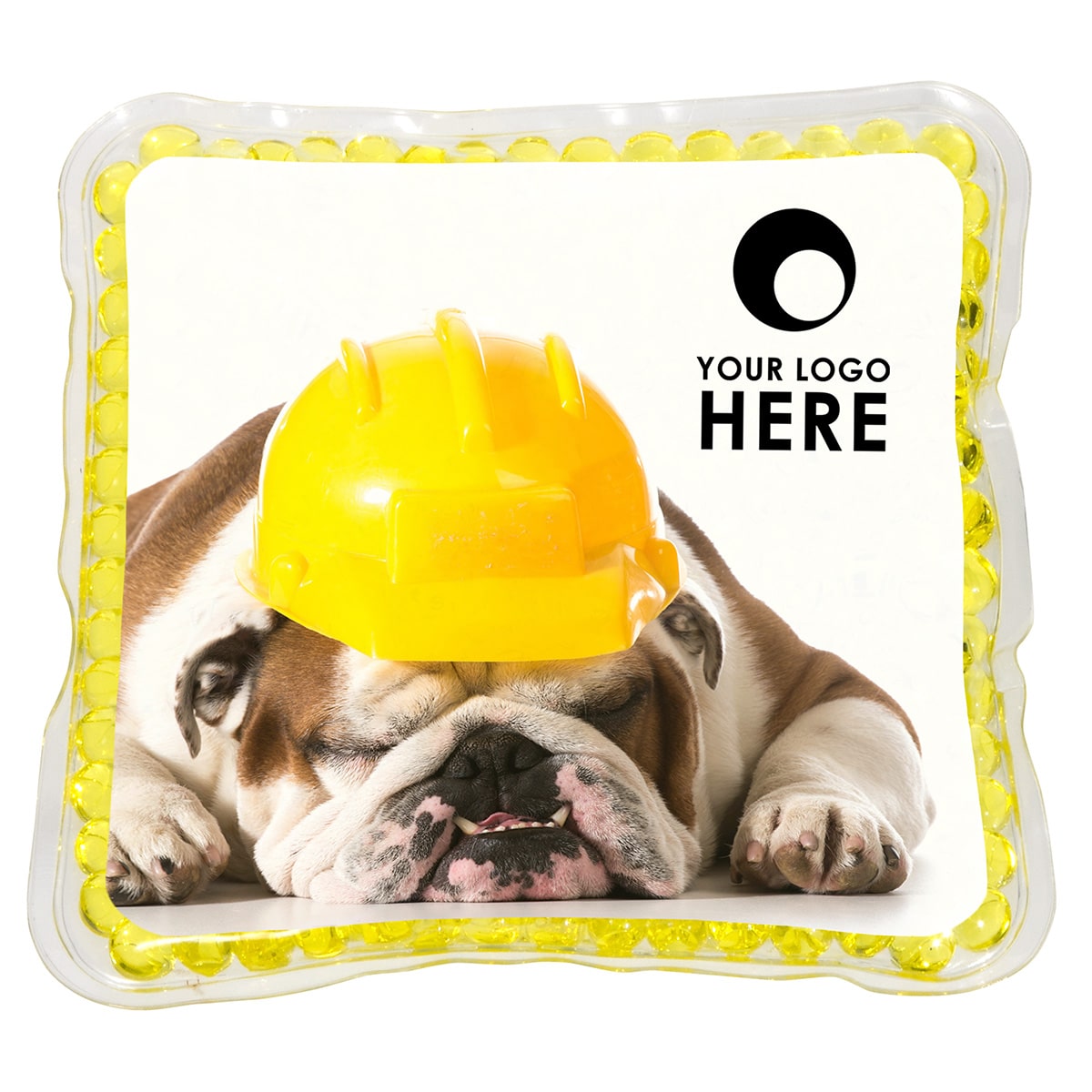 Napping Dog Square Aqua Pearls™ Cold Pack – Branded Ice Packs